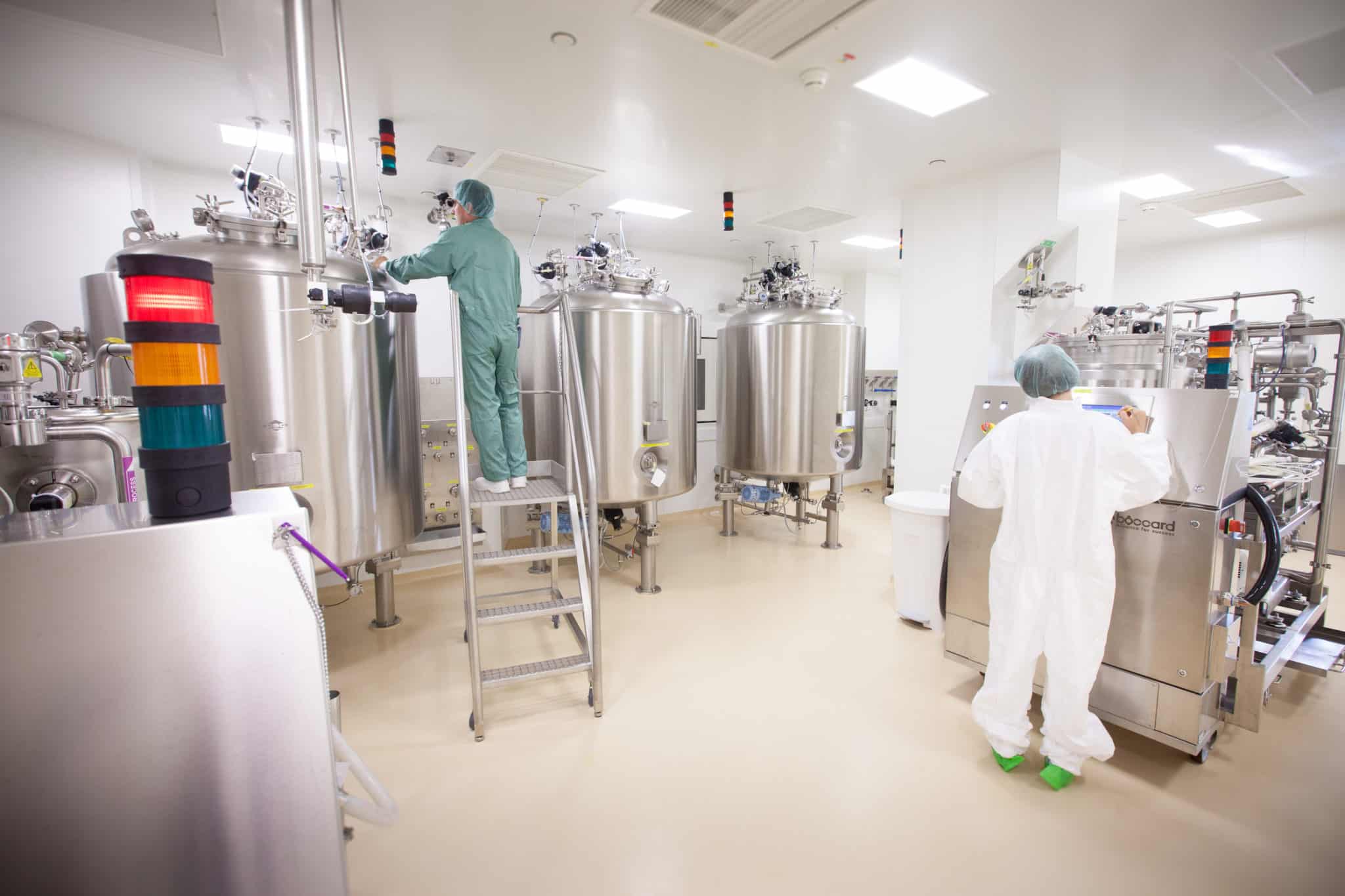 Transfer and increase production capacity of 2 blood fractionation ...